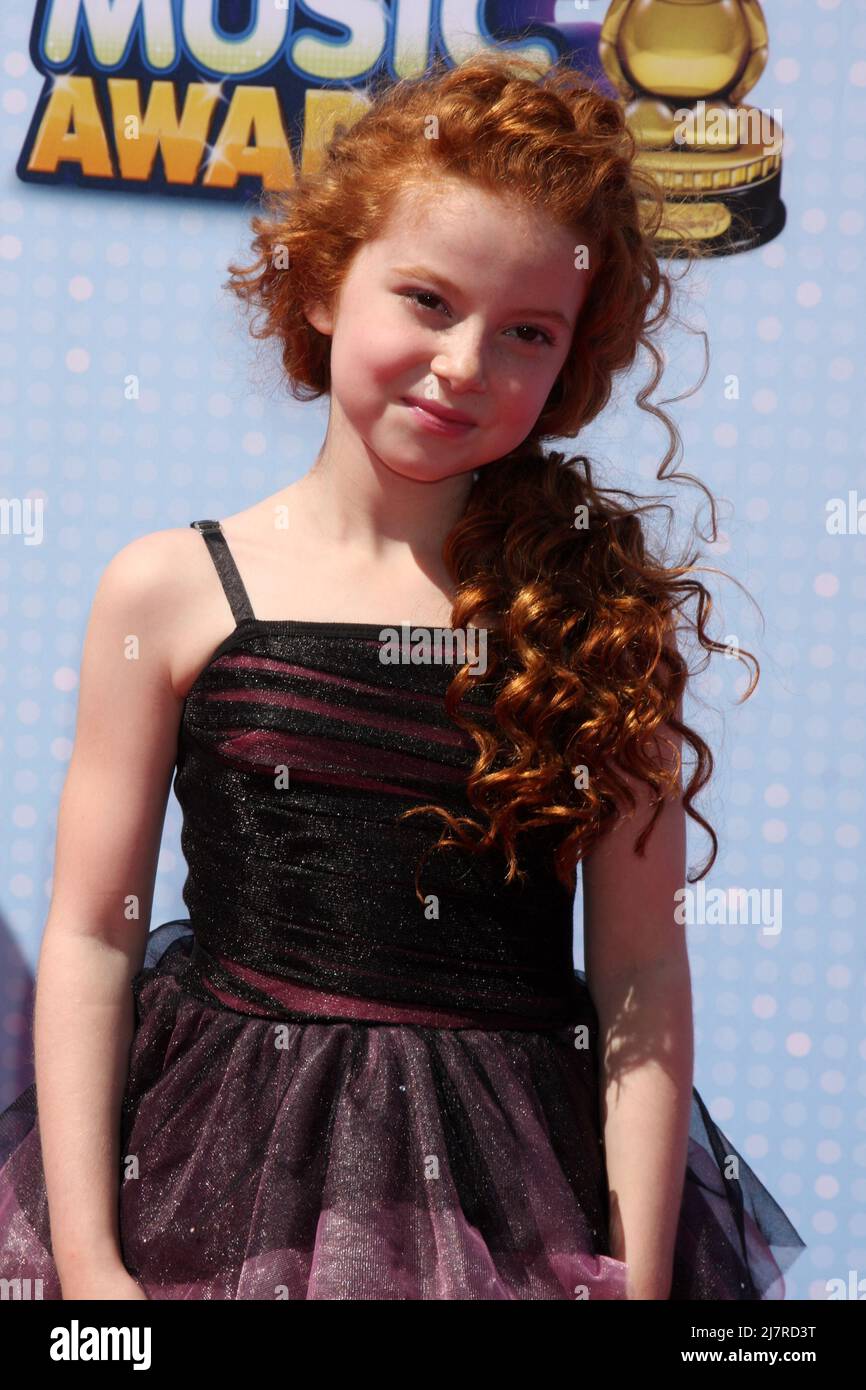 LOS ANGELES - APR 26: Francesca Capaldi at the 2014 Radio Disney Music ...