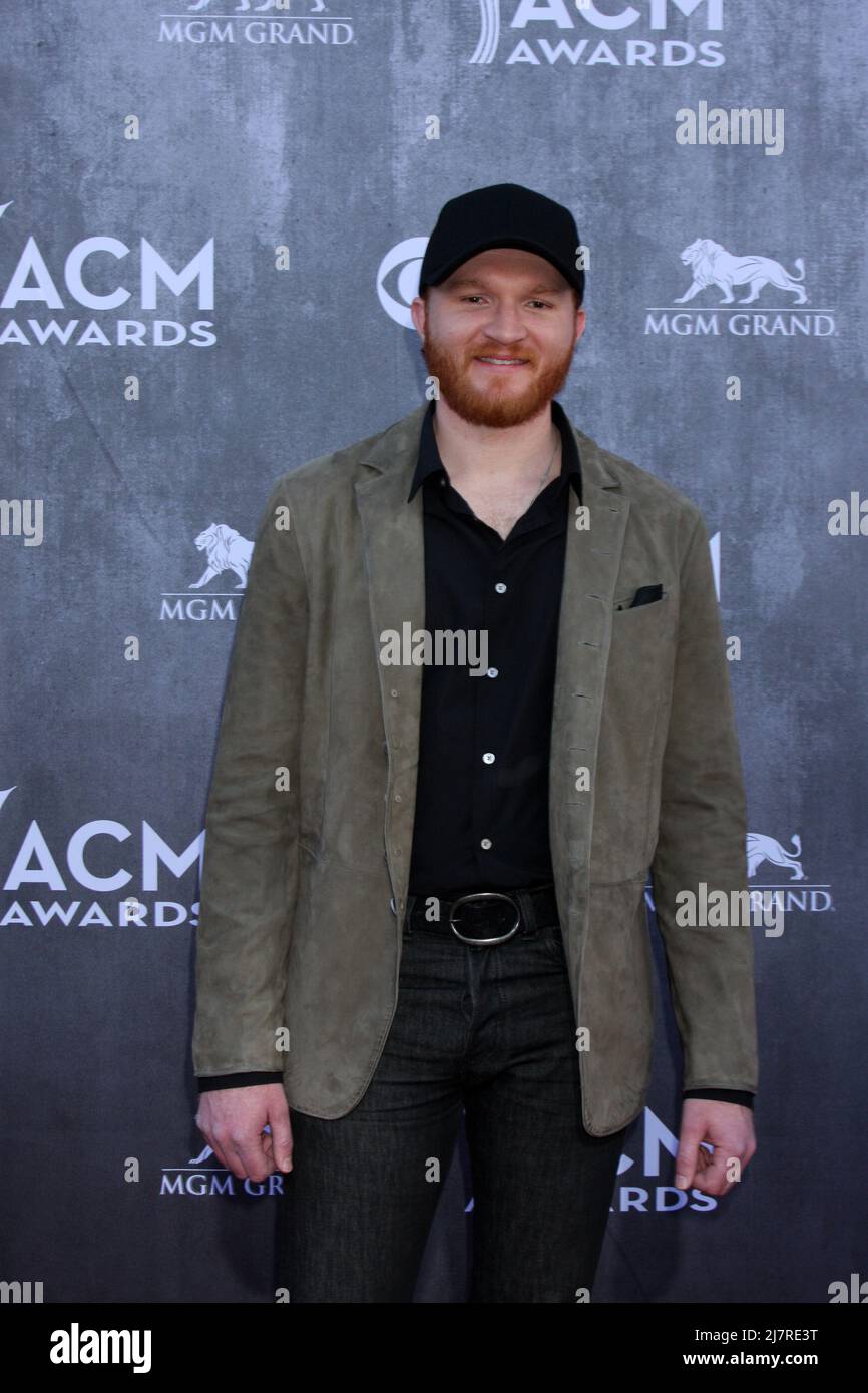LAS VEGAS - APR 6: Eric Paslay at the 2014 Academy of Country Music ...