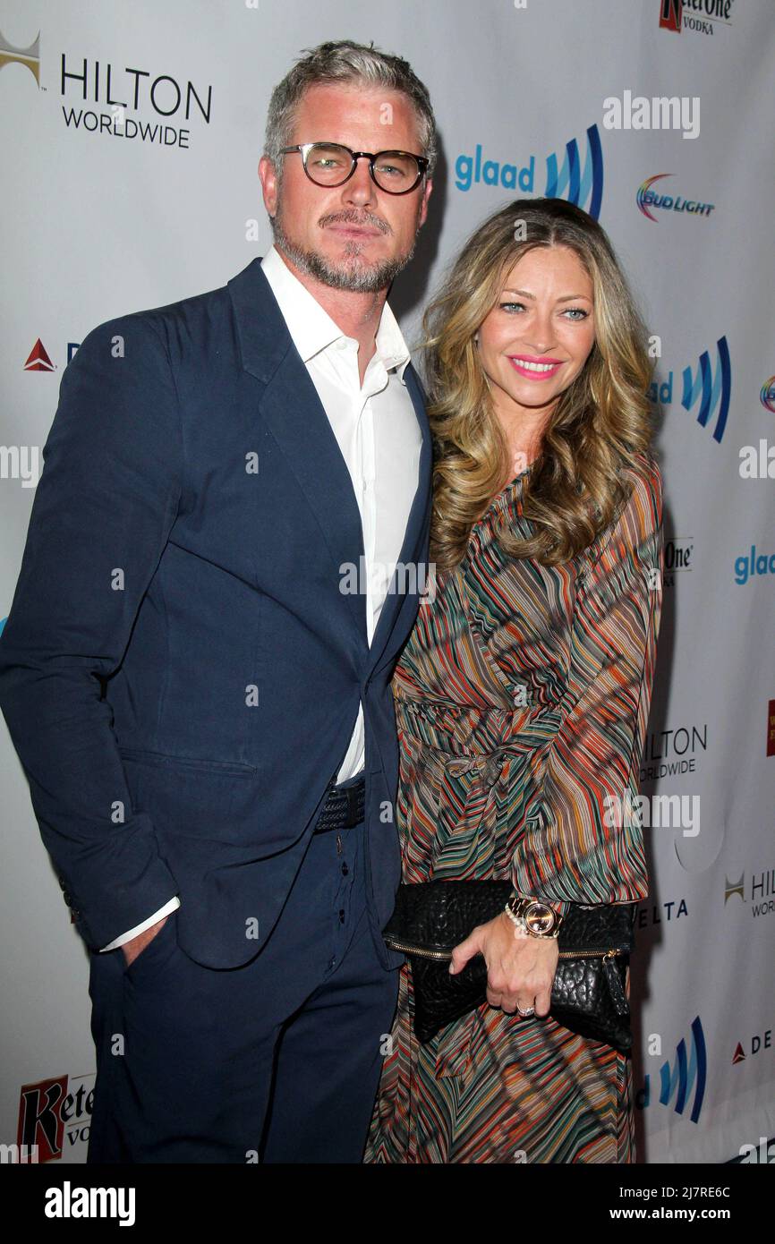 Los Angeles Apr 12 Eric Dane Rebecca Gayheart At The Glaad Media