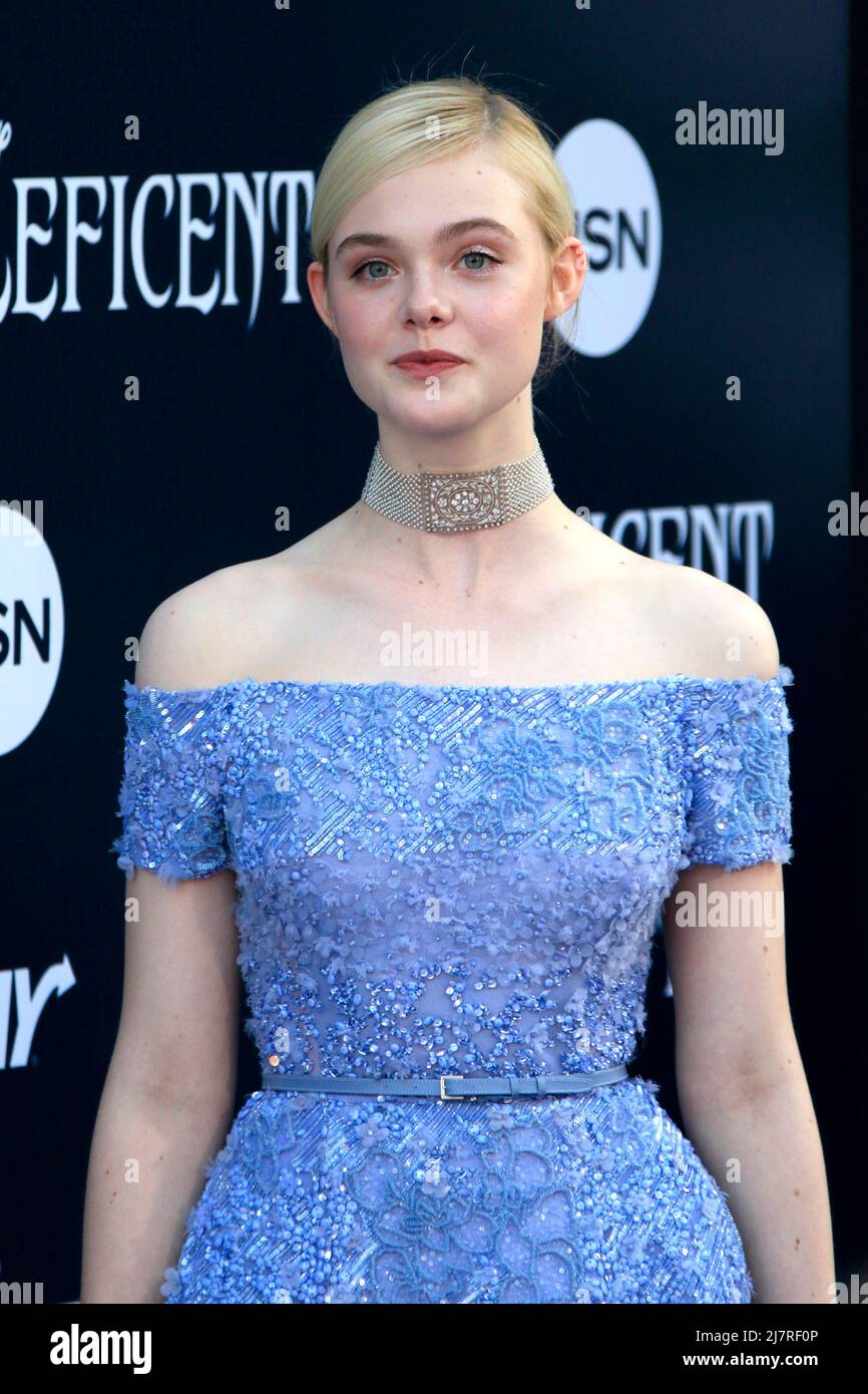 LOS ANGELES - MAY 28: Elle Fanning at the "Maleficent" World Premiere ...