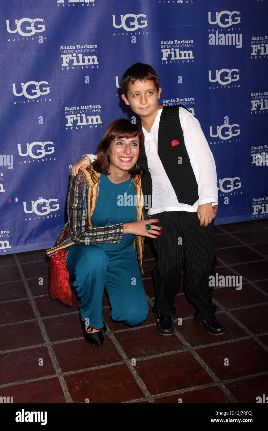 SANTA BARBARA - FEB 1: Elena Hazanov, Sacha Hazanov at the Santa ...