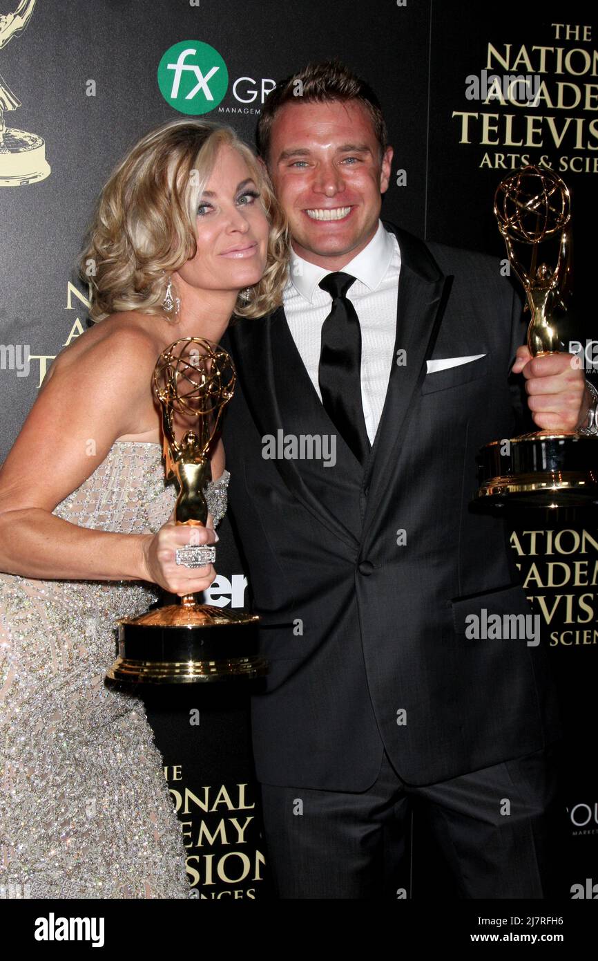 LOS ANGELES - JUN 22: Eileen Davidson, Billy Miller at the 2014 Daytime ...