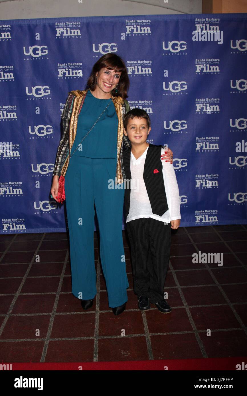 SANTA BARBARA - FEB 1: Elena Hazanov, Sacha Hazanov at the Santa ...
