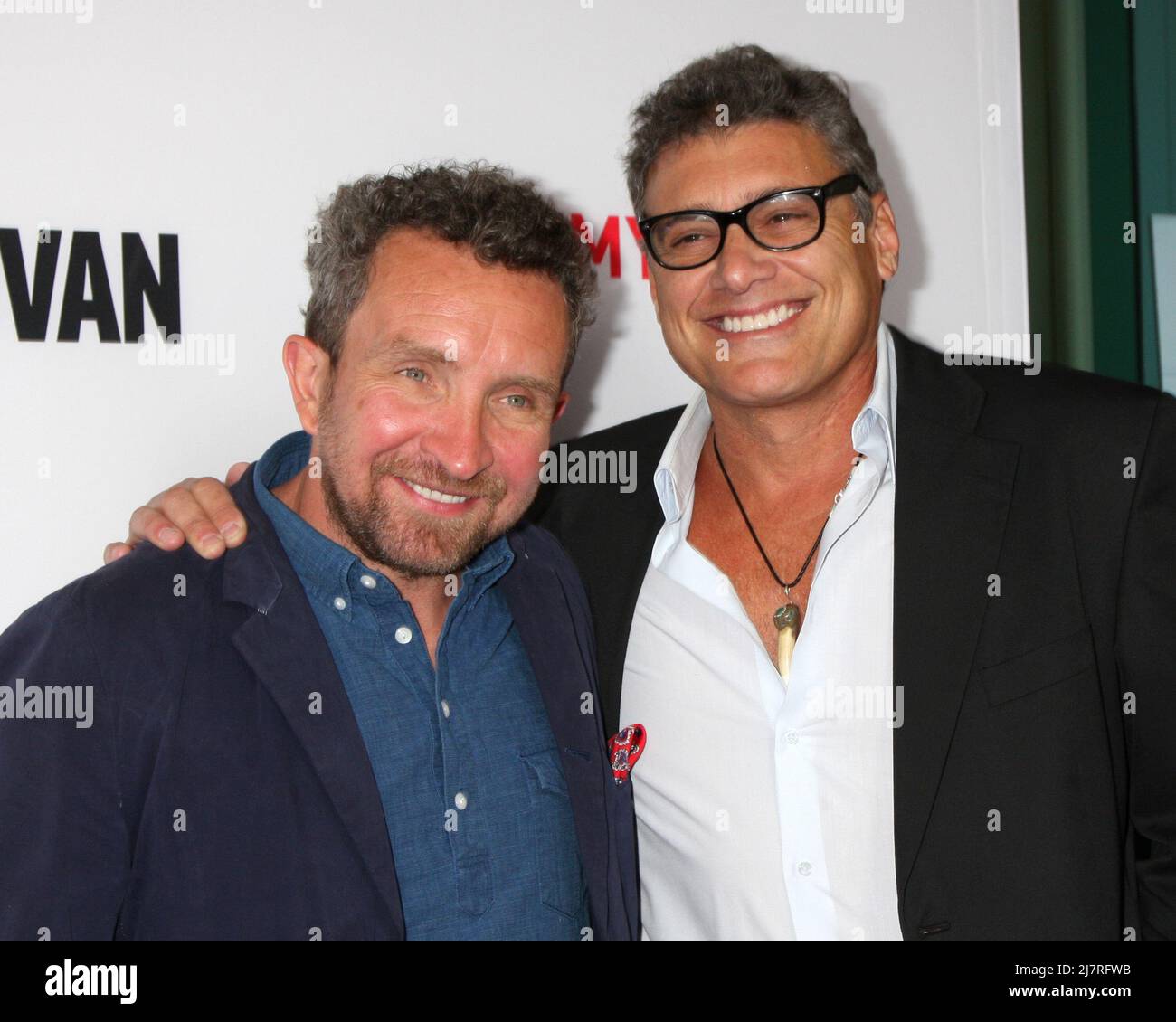 LOS ANGELES - APR 28: Eddie Marsan, Steven Bauer at the "Ray Donovan ...