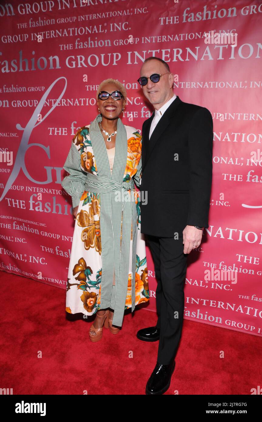 Junny Ann Hibbert and Gary Wassner attend the Fashion Group ...