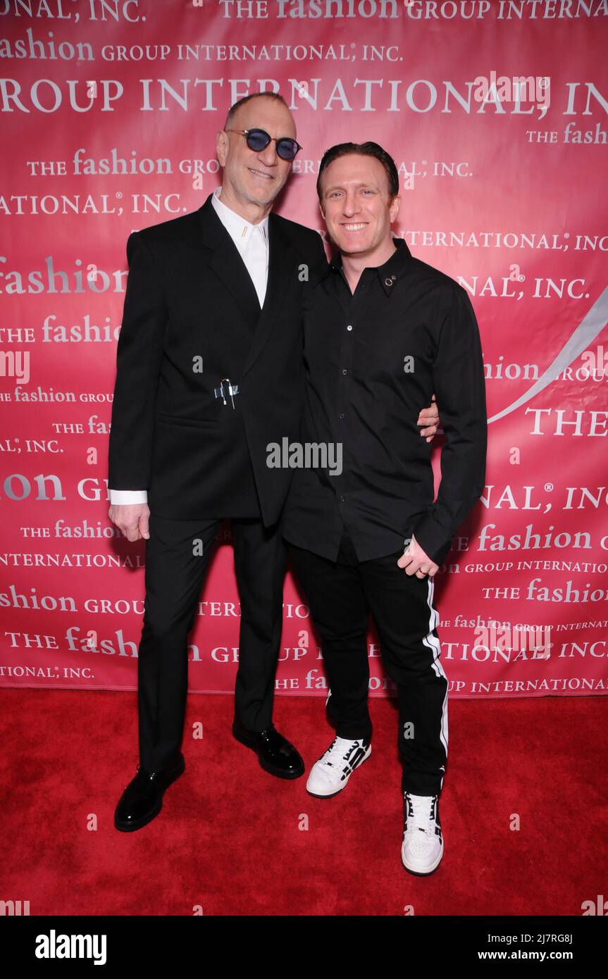 Gary Wassner and Cole Wassner attend the Fashion Group International ...