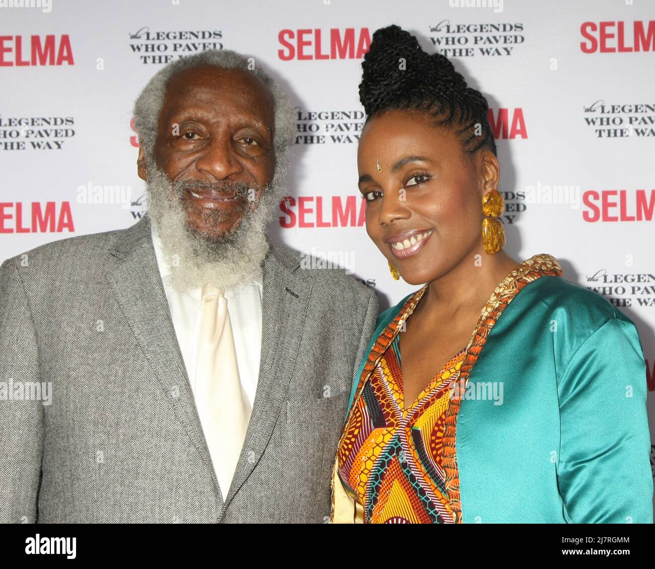 SANTA BARBARA - DEC 6: Dick Gregory, Ayanna Gregory at the "Selma ...