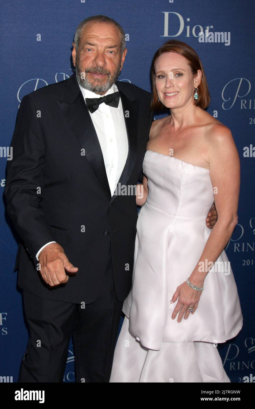 LOS ANGELES - OCT 8: Dick Wolf, Noelle Lippman at the Princess Grace ...