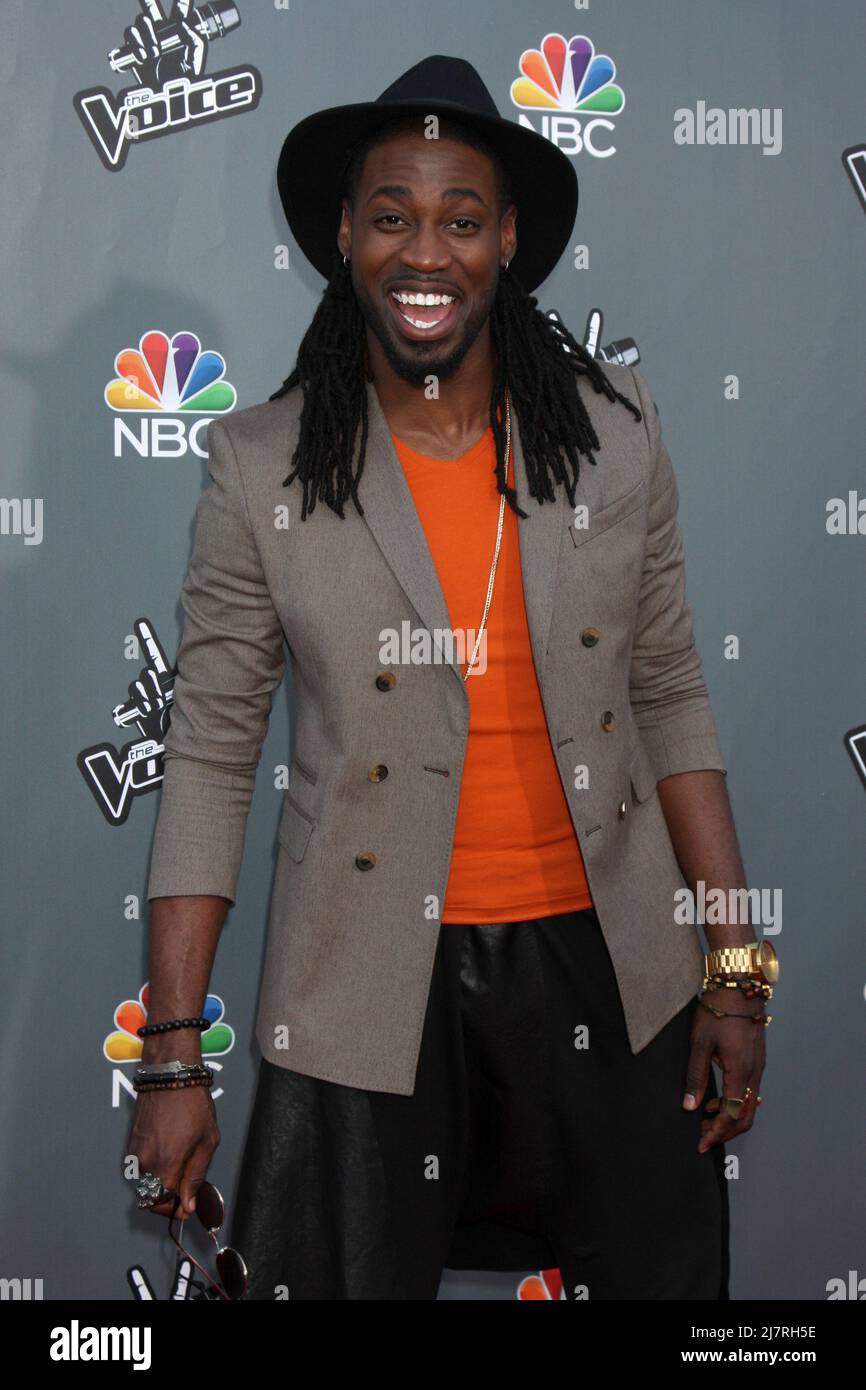 LOS ANGELES - APR 15: Delvin Choice at the NBC's "The Voice" Season 6 ...