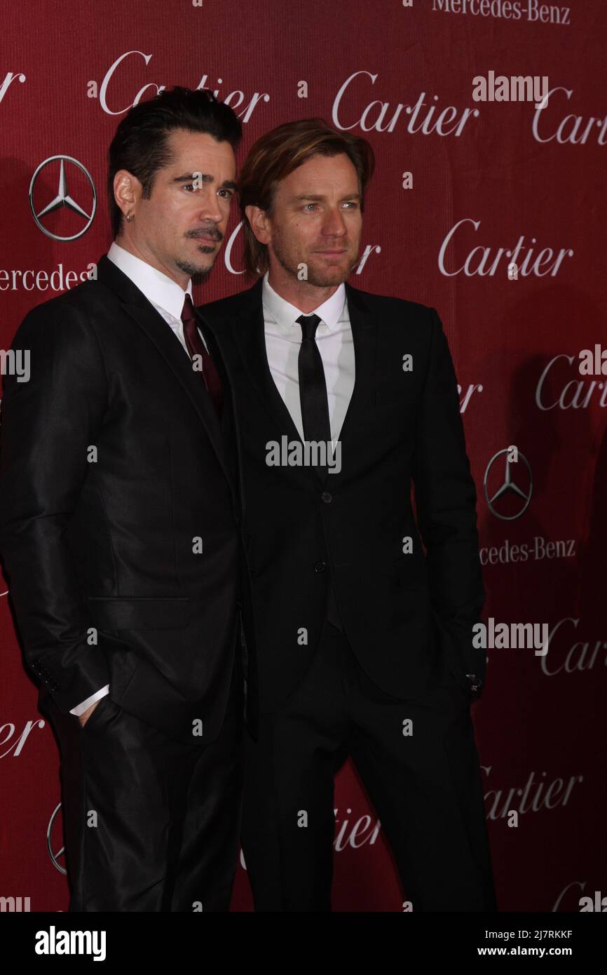 PALM SPRINGS - JAN 4: Colin Farrell, Ewan McGregor at the Palm Springs ...