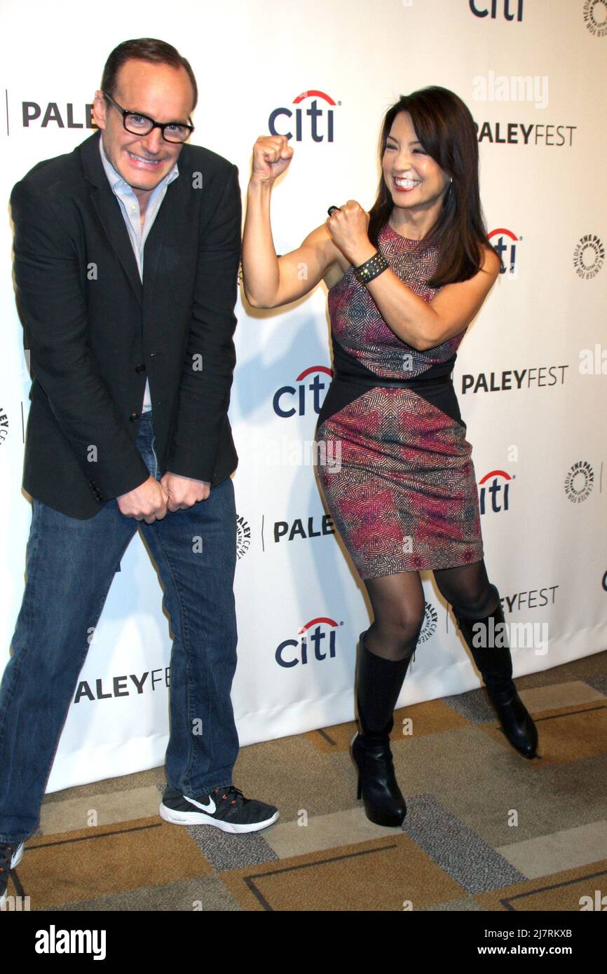Ming Na Wen And Clark Gregg