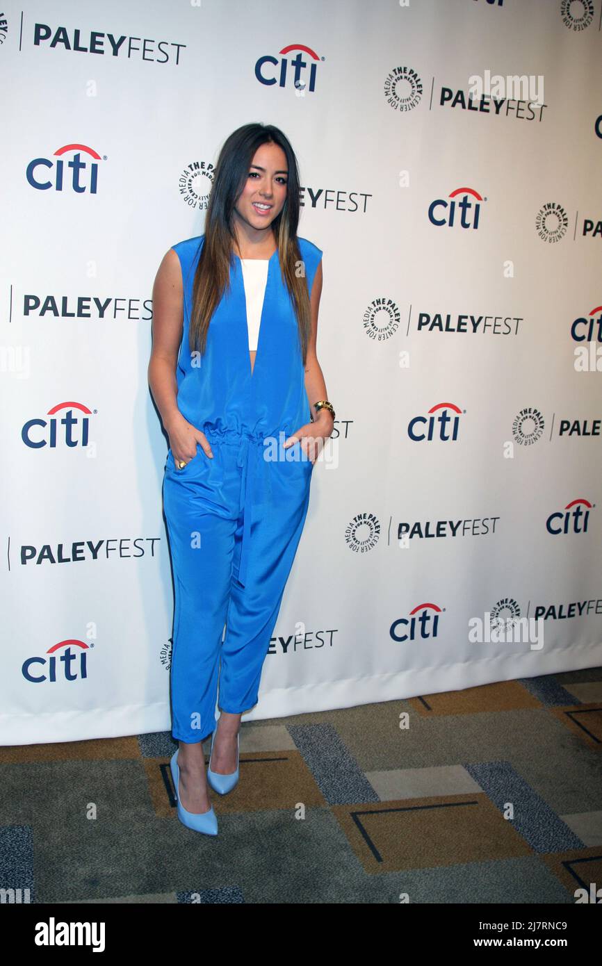 LOS ANGELES - MAR 23: Chloe Bennet at the PaleyFEST 2014 - "Marvel's ...