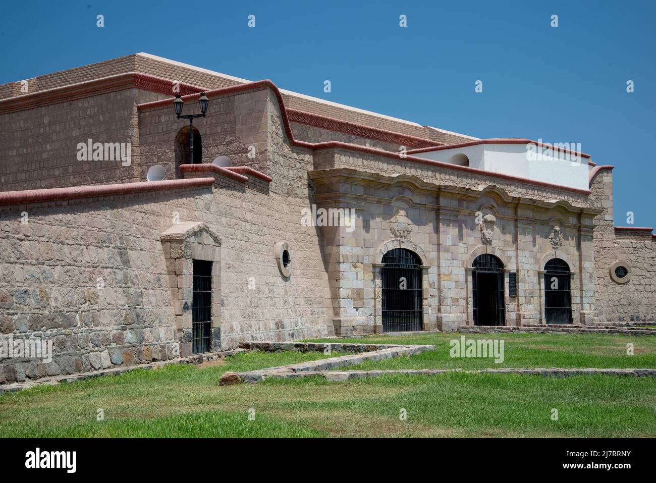 Real Felipe Fortress Callao Lima Stock Photo - Alamy