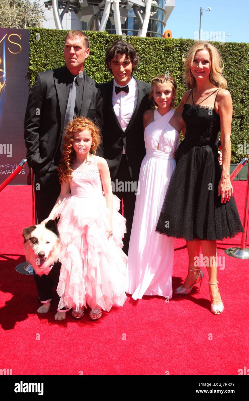 LOS ANGELES - AUG 16: Kuma, Regan Burns, Francesca Capaldi, Blake ...