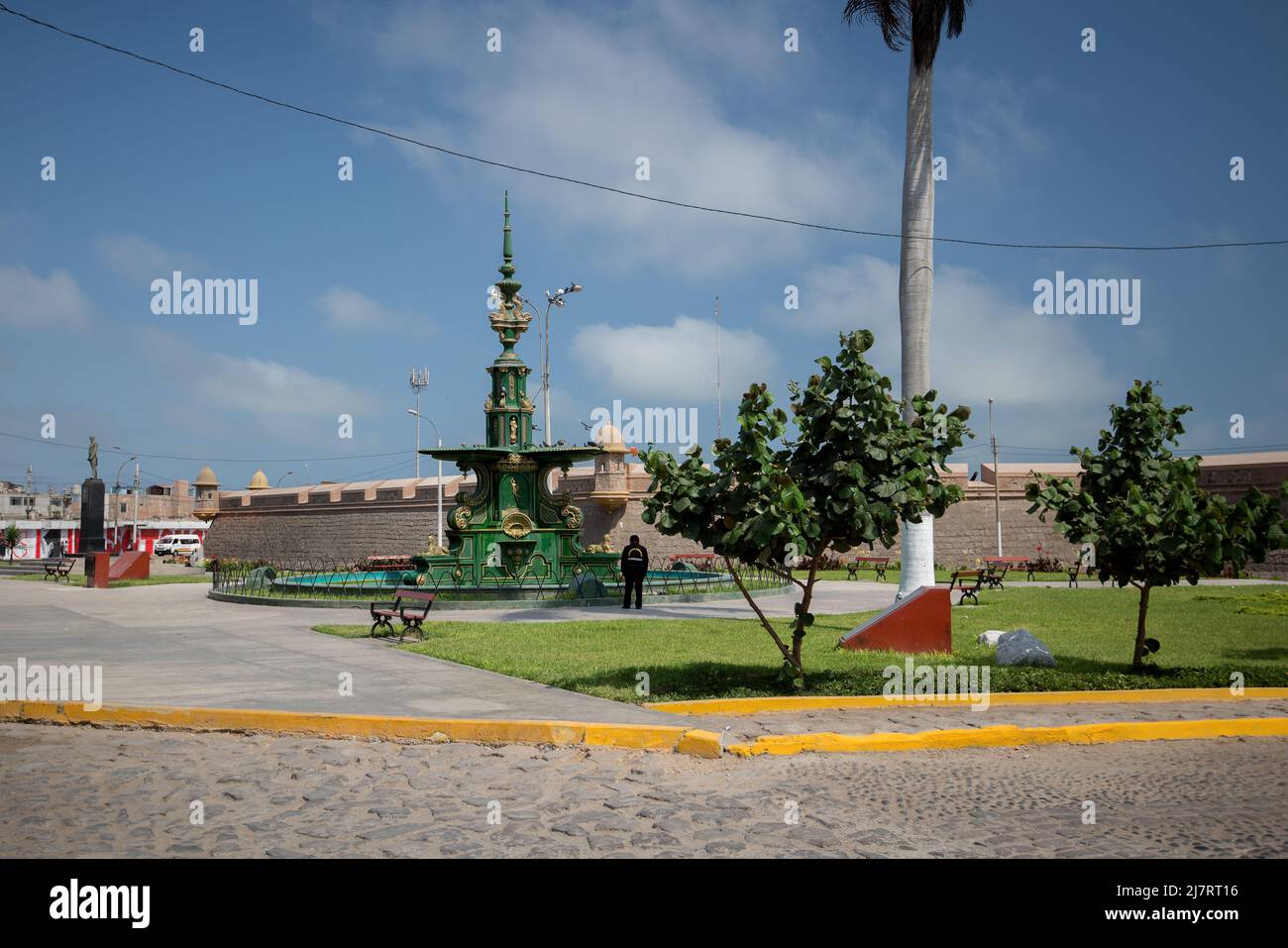 Real Felipe Fortress Callao Lima Stock Photo - Alamy