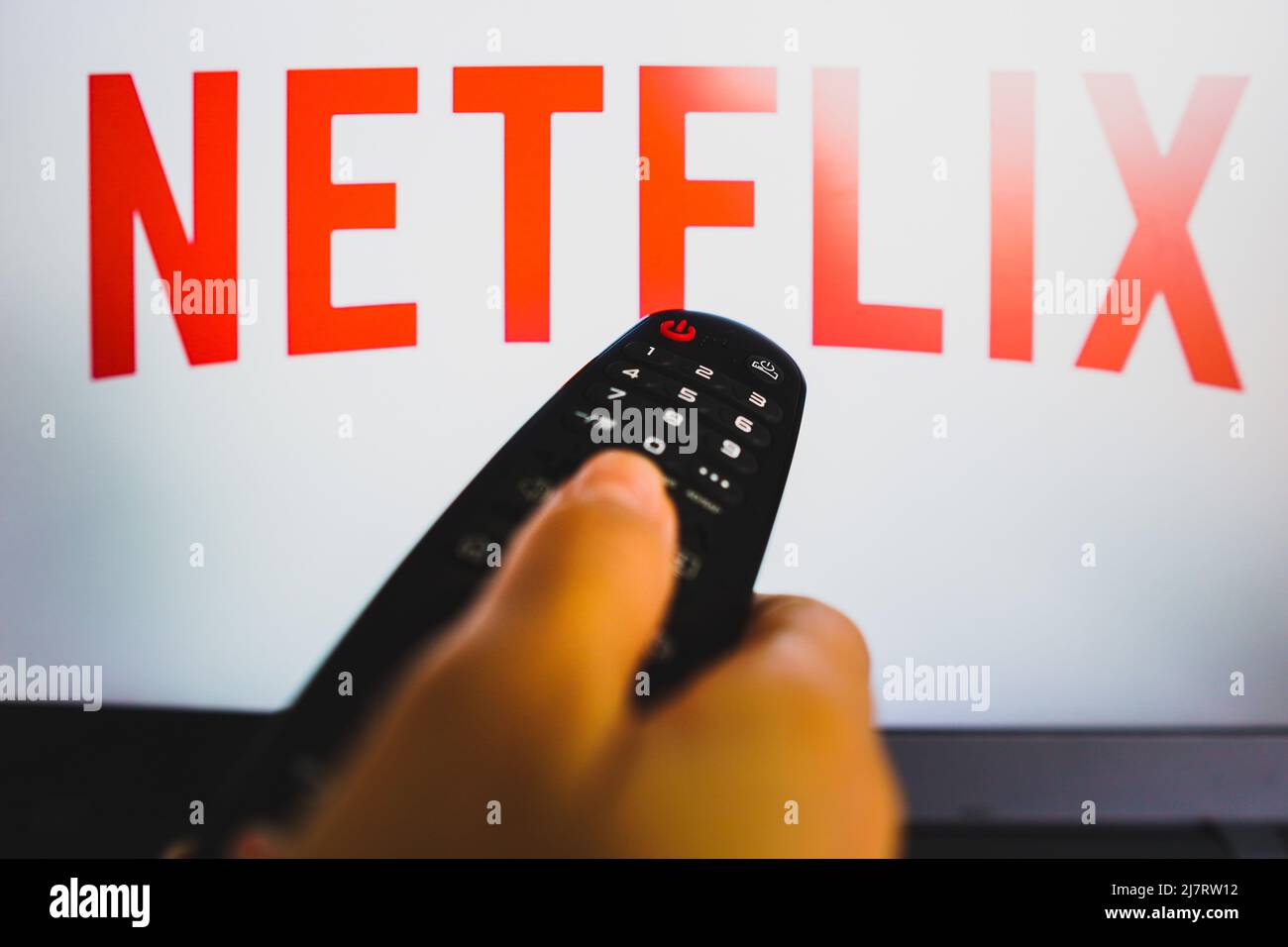 Brazil. 10th May, 2022. In this photo illustration a close-up of a hand ...