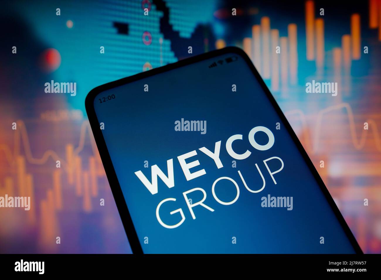 Brazil. 10th May, 2022. In this photo illustration, the Weyco Group logo seen displayed on a ...