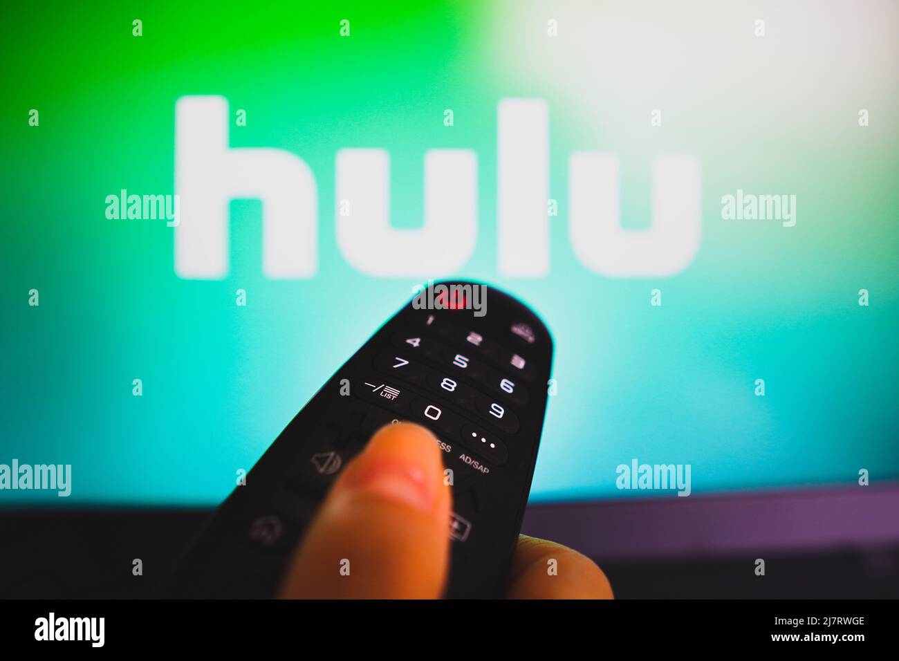 Hulu and logo hi-res stock photography and images - Alamy