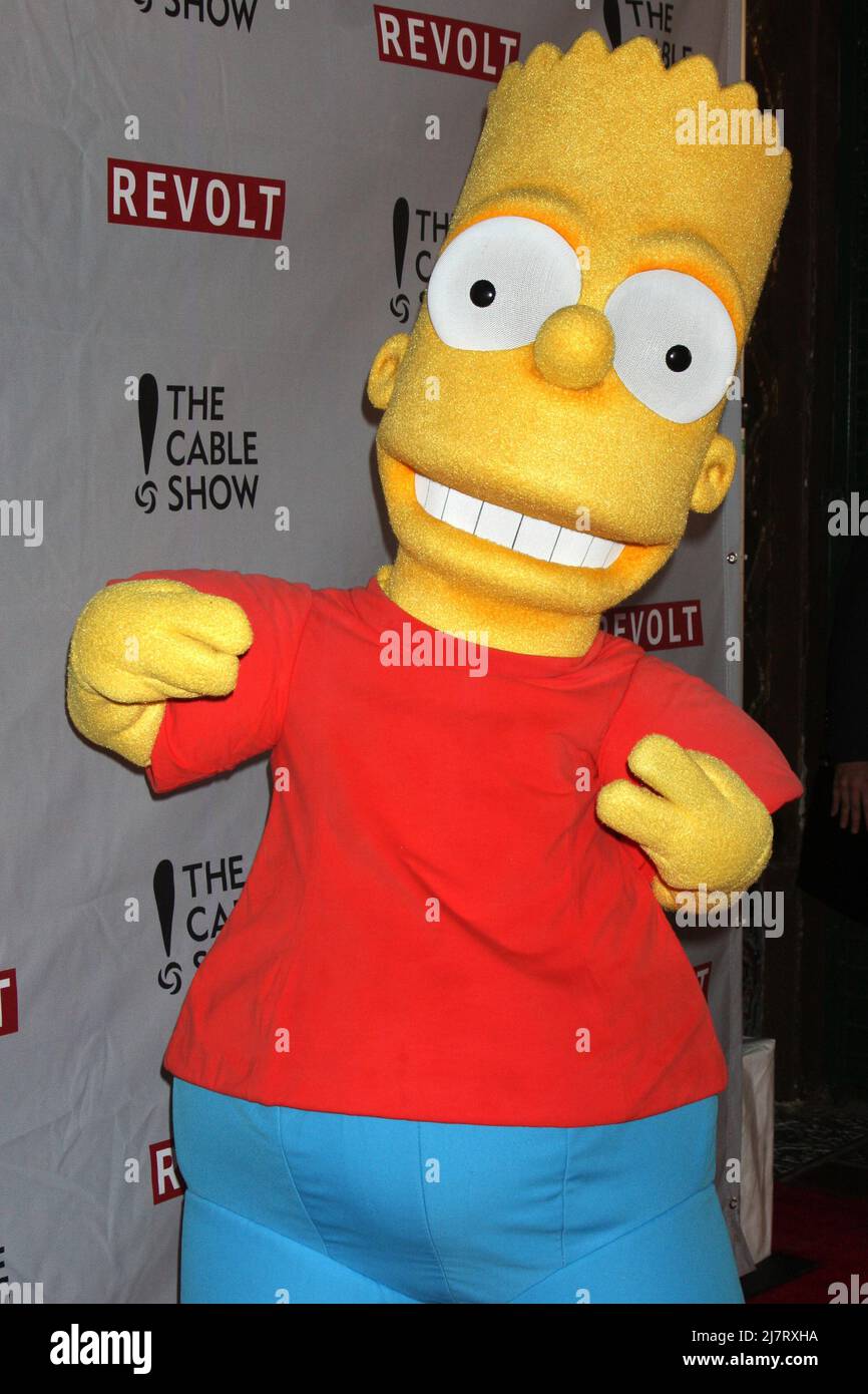 LOS ANGELES - APR 30: Bart Simpson at the NCTA’s Chairman’s Gala ...