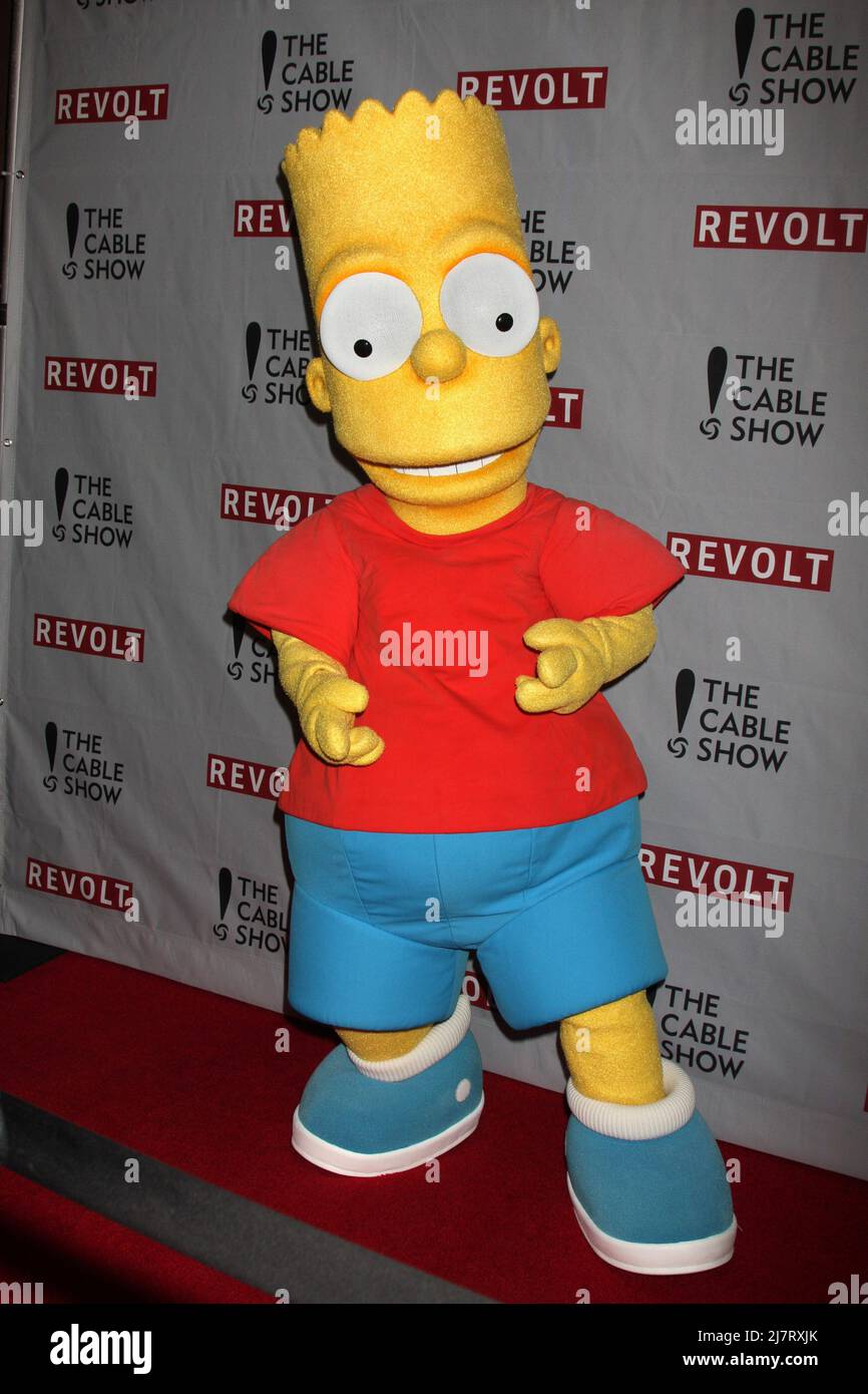 LOS ANGELES - APR 30: Bart Simpson at the NCTA’s Chairman’s Gala ...