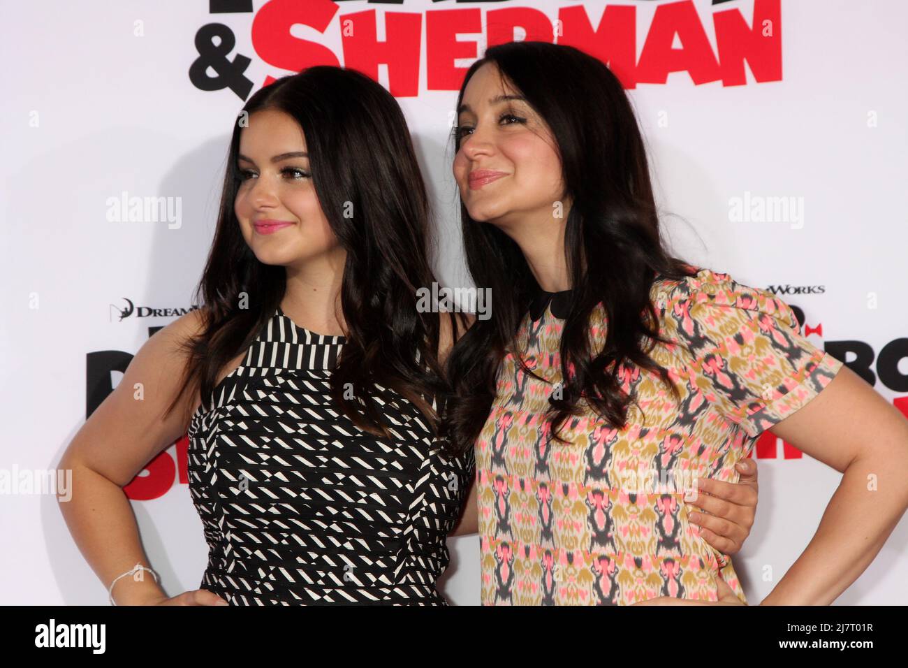 LOS ANGELES - MAR 5: Ariel Winter, Shanelle Workman at the "Mr.Peabody ...