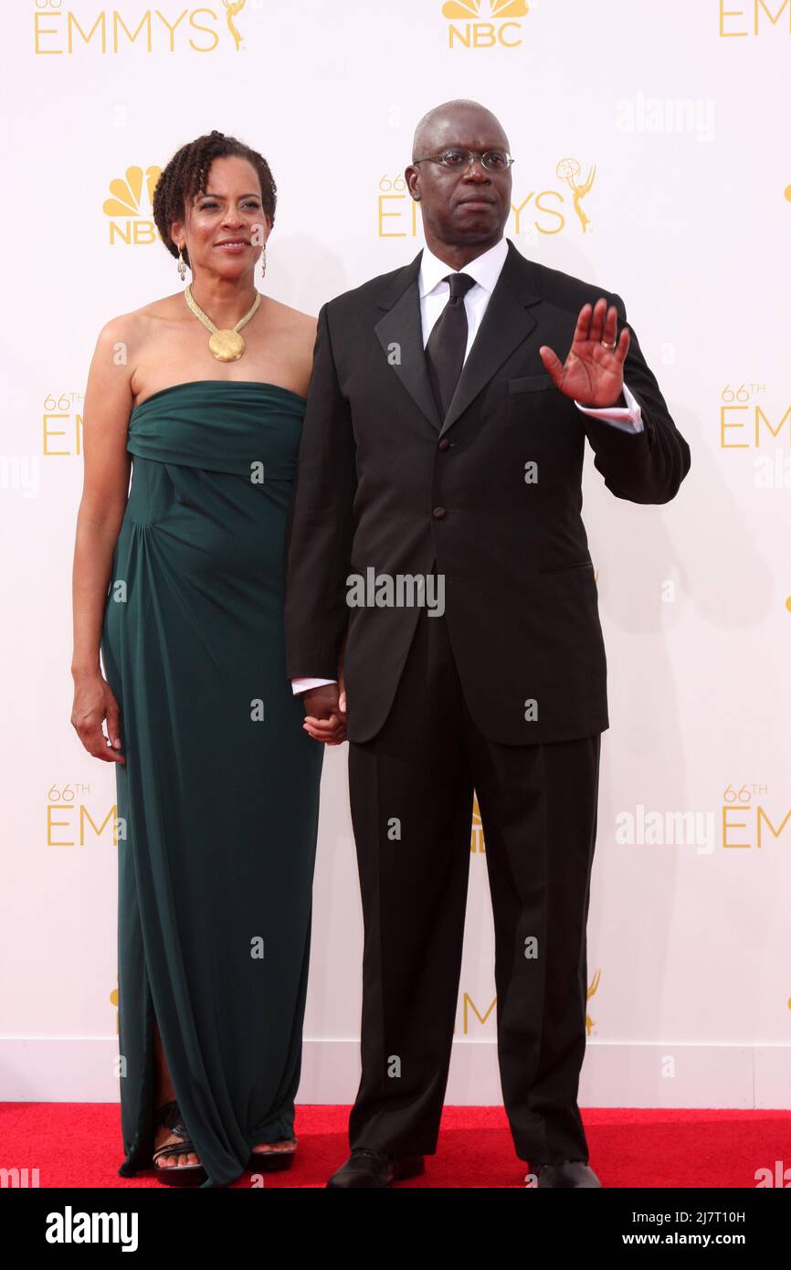 LOS ANGELES - AUG 25: Andre Braugher at the 2014 Primetime Emmy Awards ...
