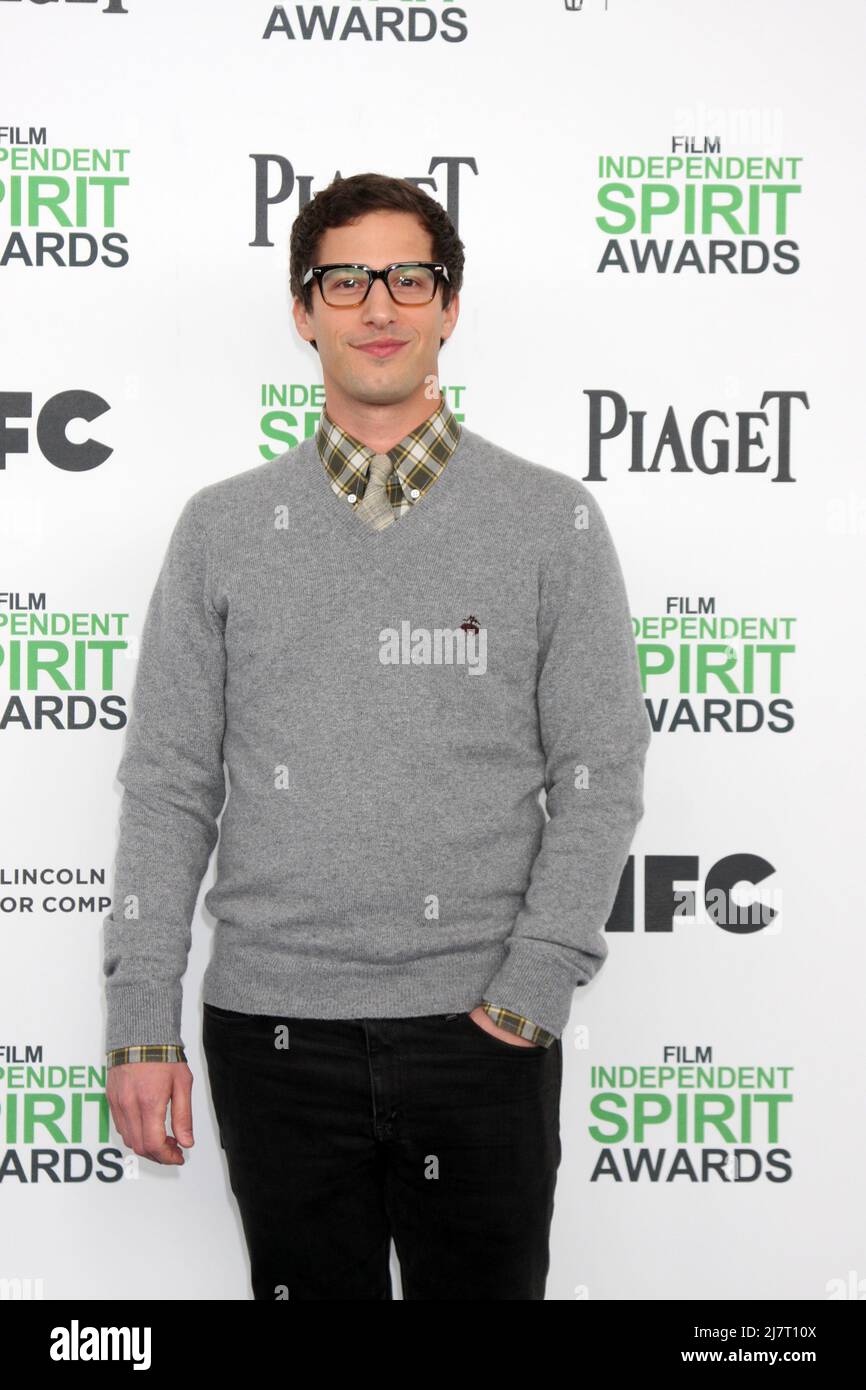 LOS ANGELES - MAR 1: Andy Samberg at the Film Independent Spirit Awards ...
