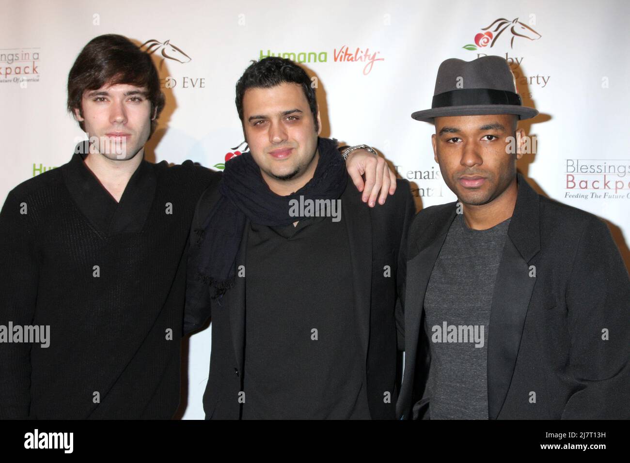 LOS ANGELES - JAN 9: Kristos Andrews, Gregori J. Martin, Derrell Whitt ...