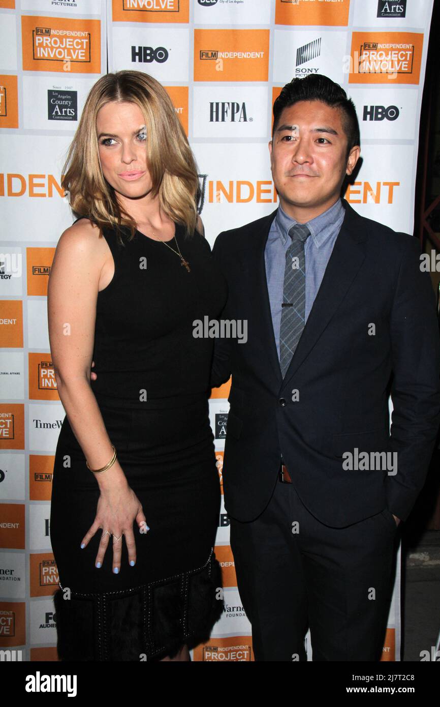 LOS ANGELES - JAN 6: Alice Eve, Tze Chun at the "Cold Comes The Night ...