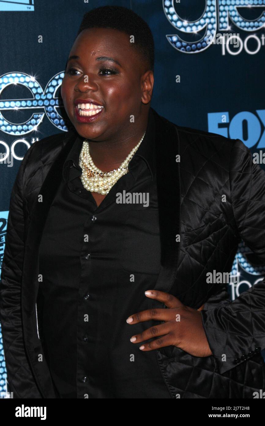 LOS ANGELES - MAR 18: Alex Newell at the GLEE 100th Episode Party at ...