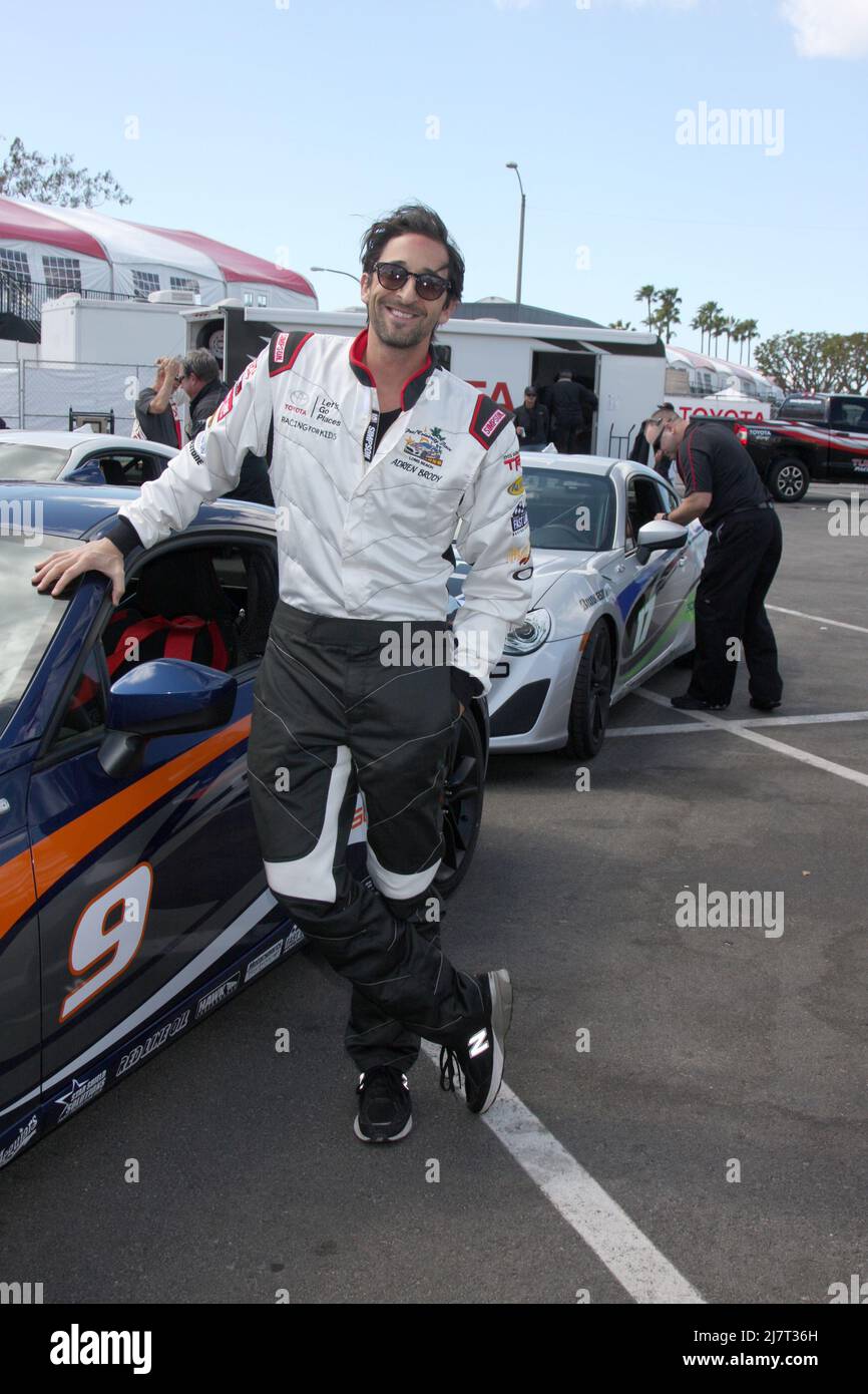 LOS ANGELES - APR 1: Adrien Brody at the Toyota Grand Prix of Long ...