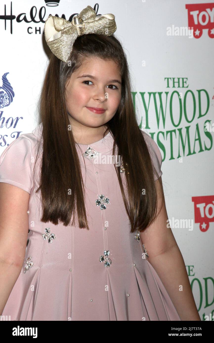 LOS ANGELES - NOV 30: Addison Riecke at the 2014 Hollywood Christmas ...