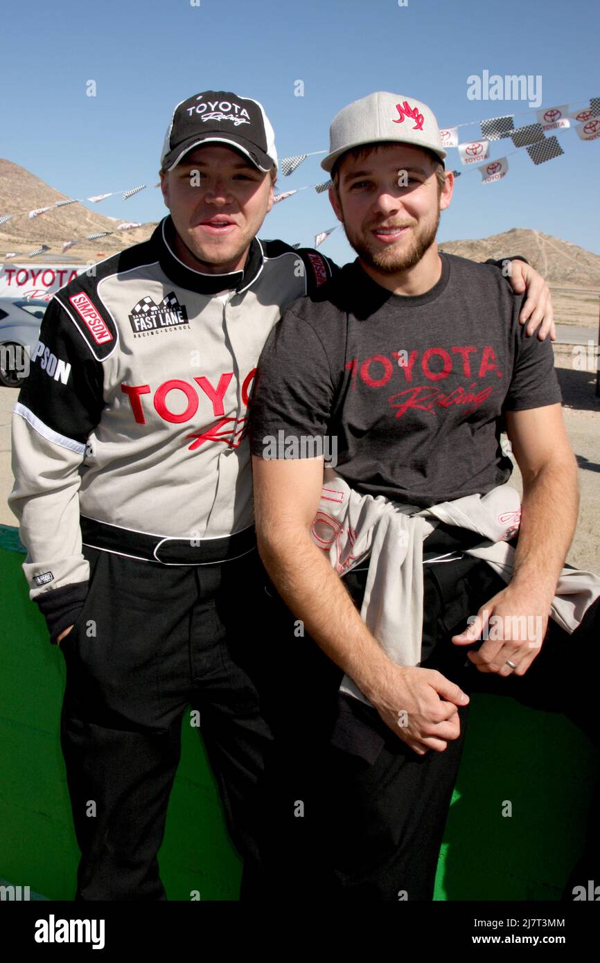 LOS ANGELES - MAR 15: Brett Davern, Max Thieriot at the Toyota Grand ...