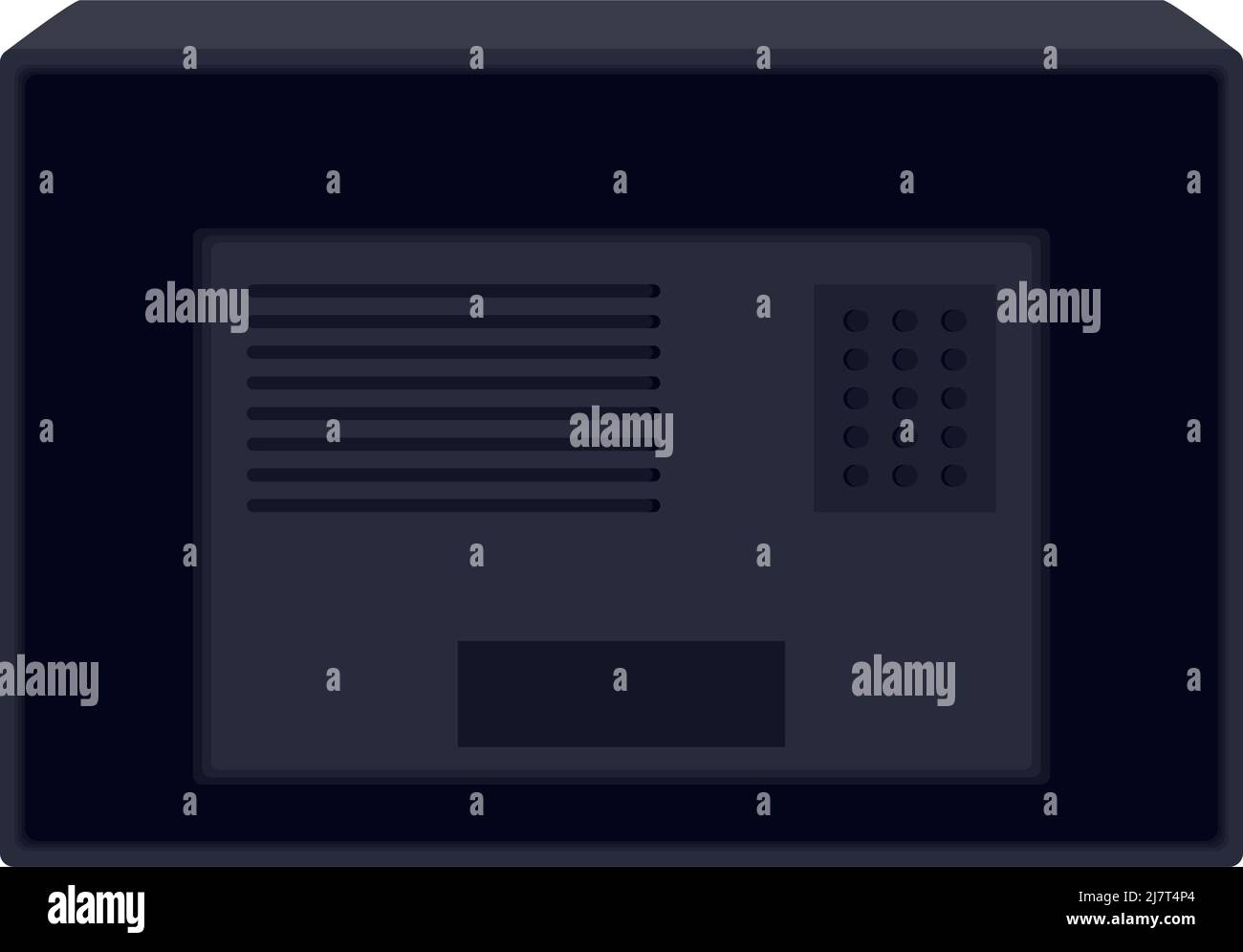 retro tv back position appliance Stock Vector Image & Art - Alamy