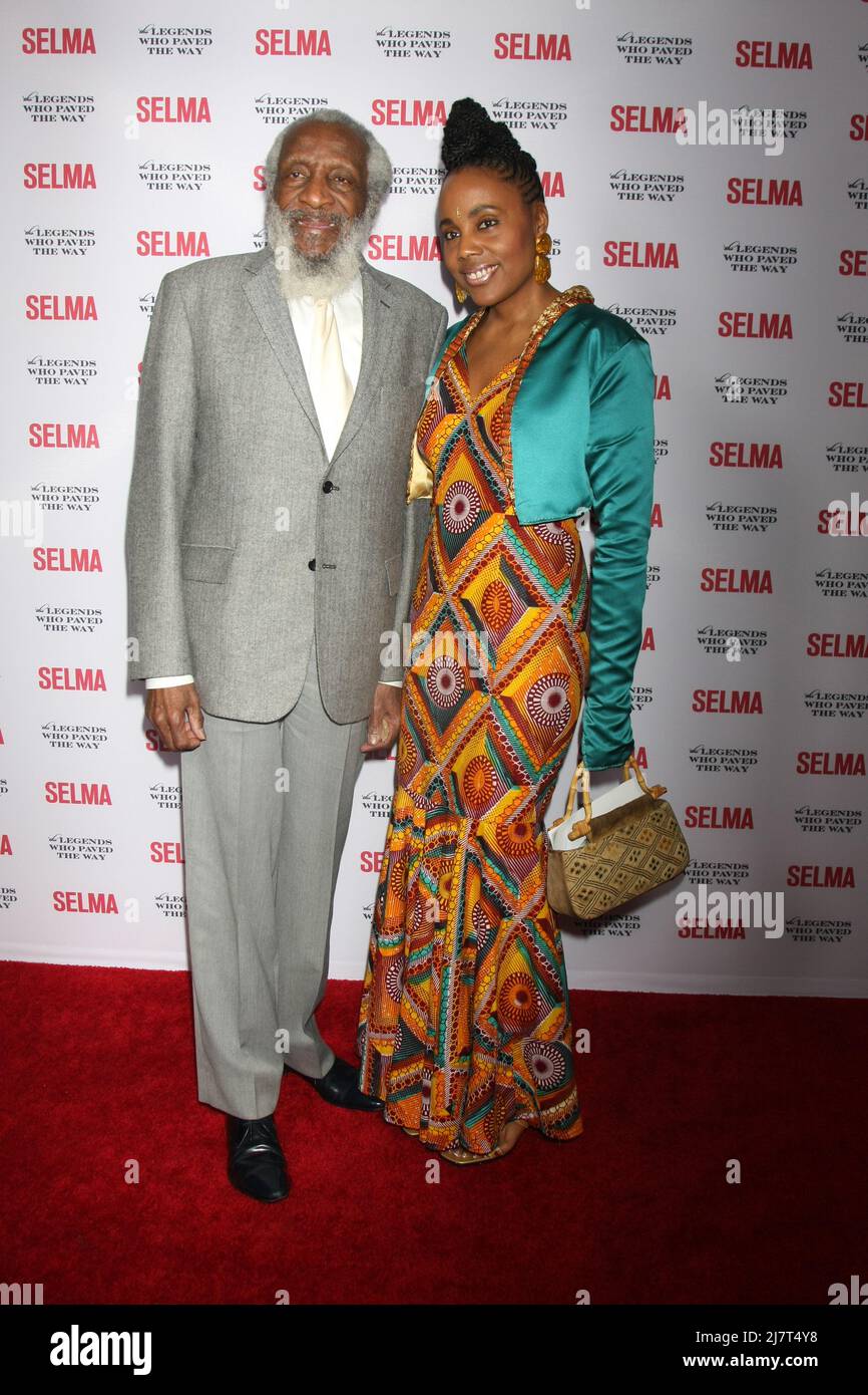 SANTA BARBARA - DEC 6: Dick Gregory, Ayanna Gregory at the "Selma ...