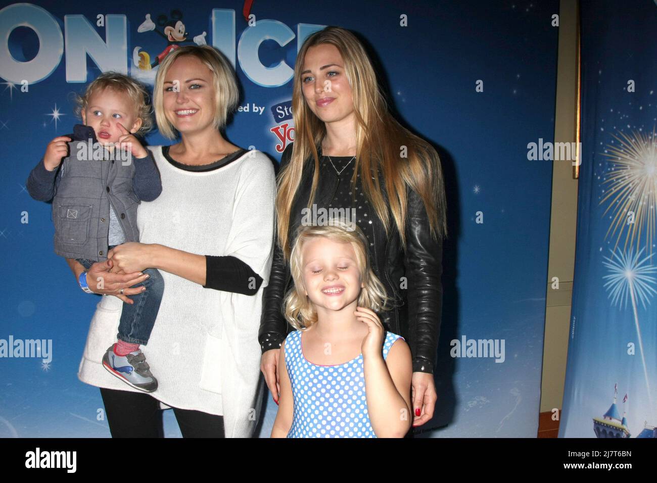 LOS ANGELES - DEC 11: Malin Akerman, Sebastian, sister, niece at the ...