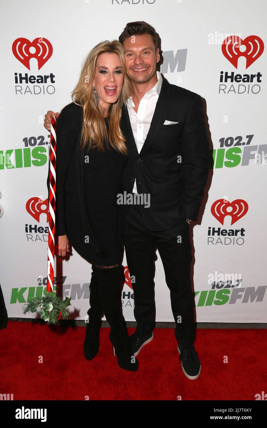 LOS ANGELES - DEC 5: Ellen K, Ryan Seacrest at the KIIS FM's Jingle ...