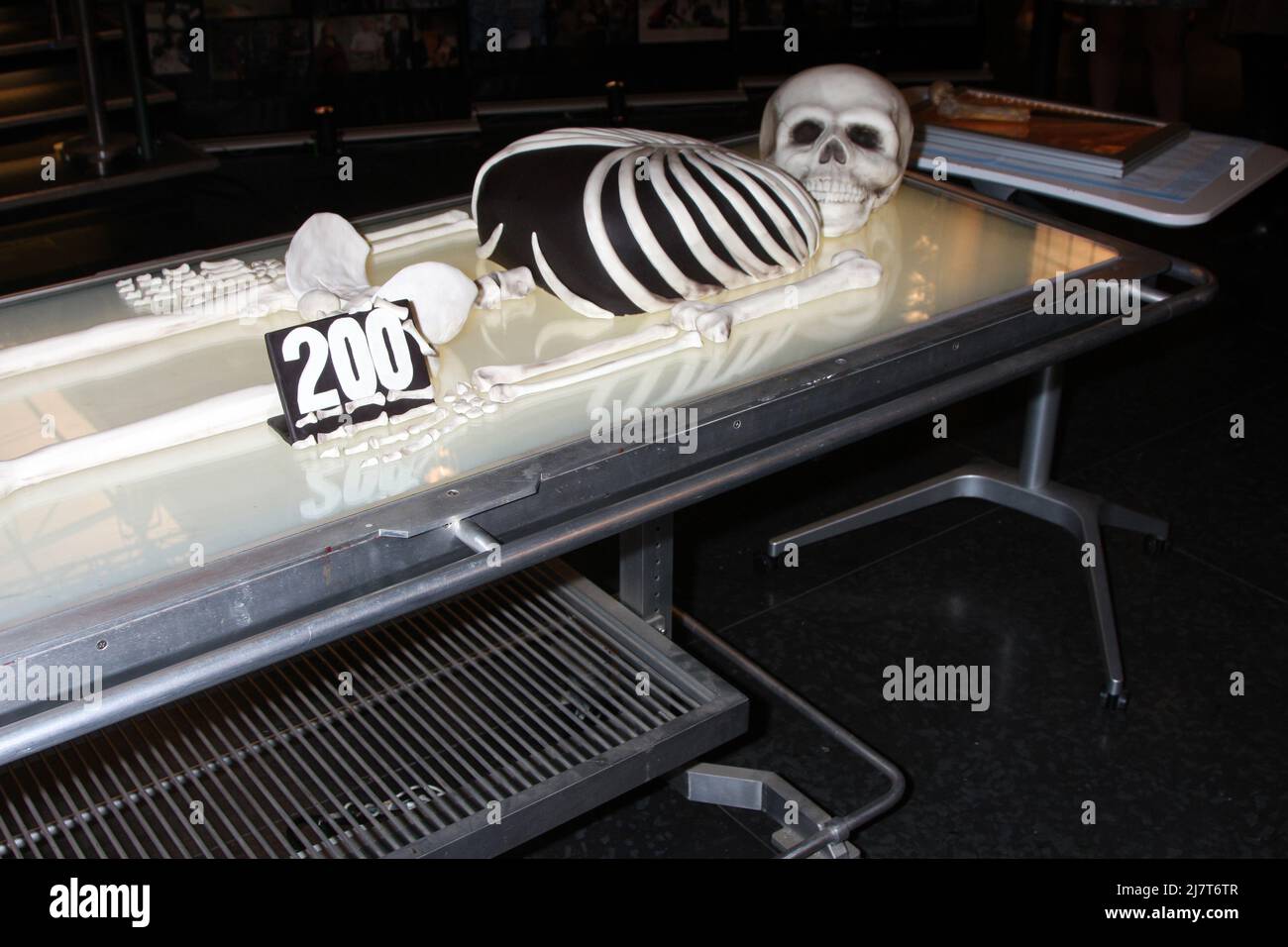 LOS ANGELES - NOV 14: BONES 200 Show Cake at the "Bones" 200th Show ...