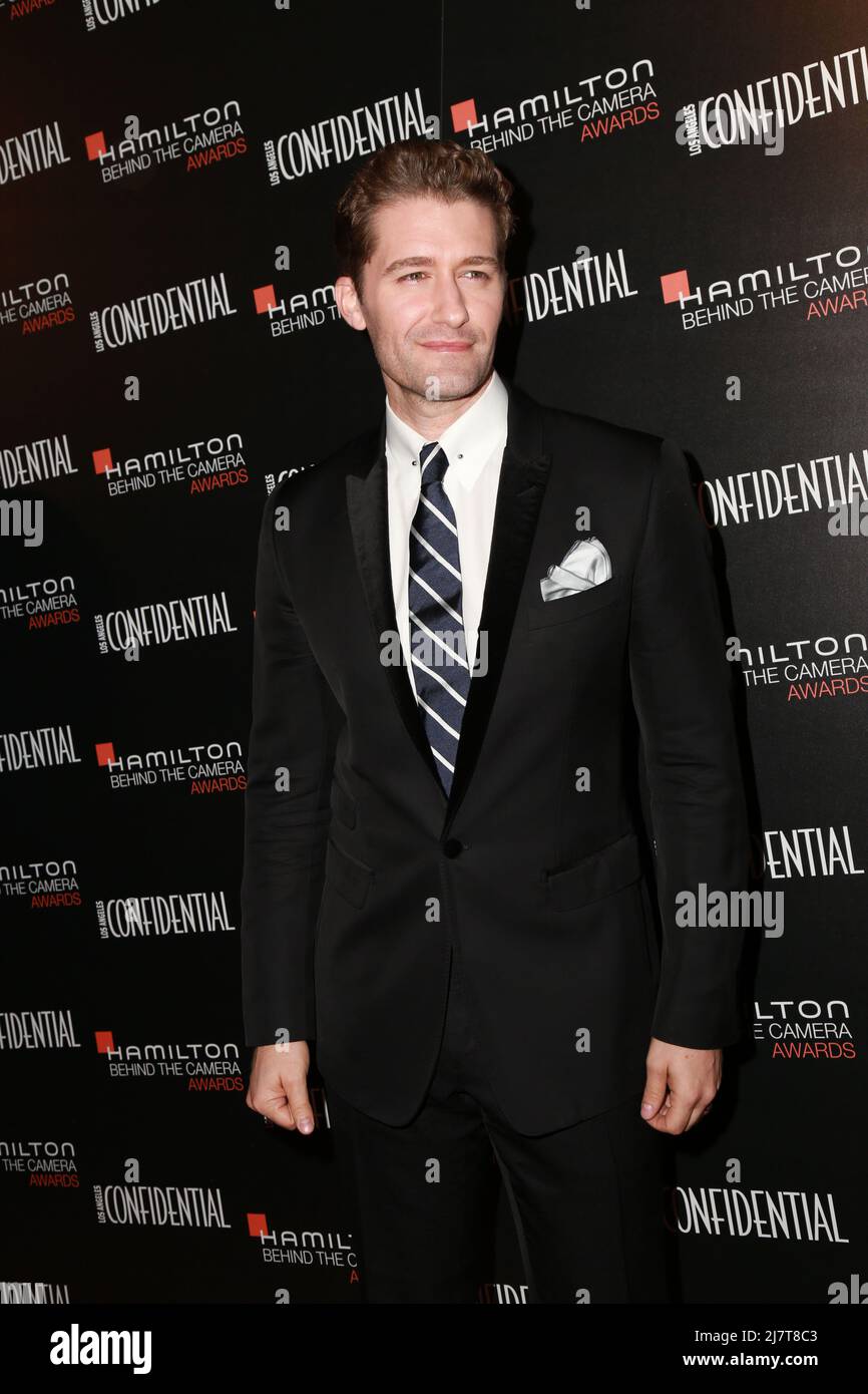 LOS ANGELES - NOV 9: Matthew Morrison at the Hamilton Behind The Camera ...