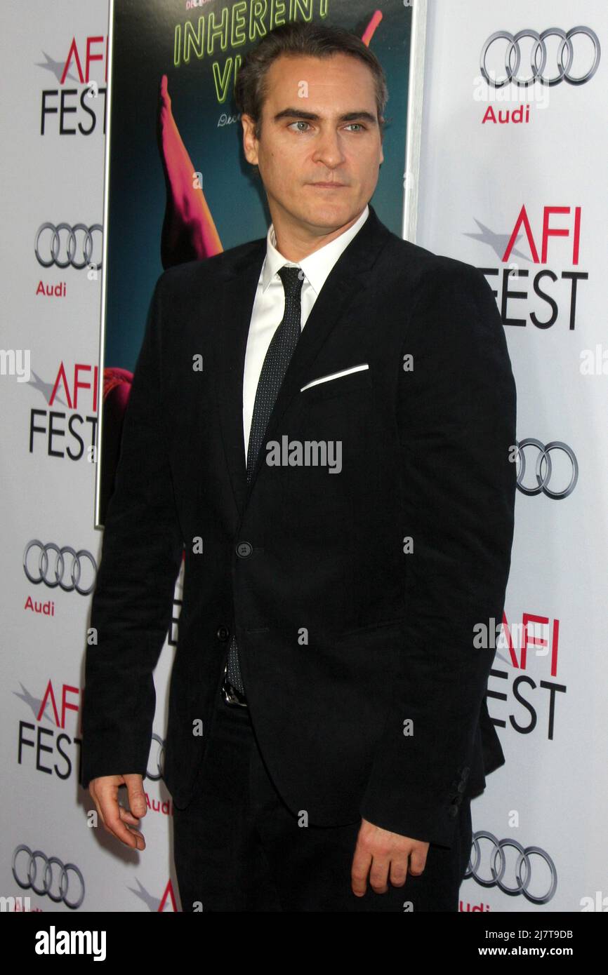 LOS ANGELES - NOV 8: Joaquin Phoenix at the "Inherent Vice" Screening ...
