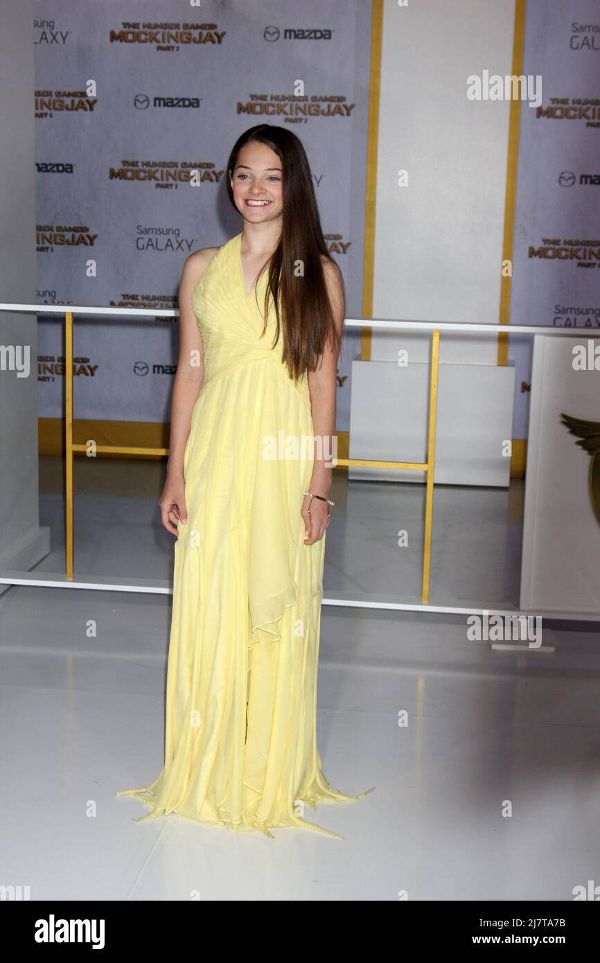 m LOS ANGELES - NOV 17: Erika Bierman at the The Hunger Games ...