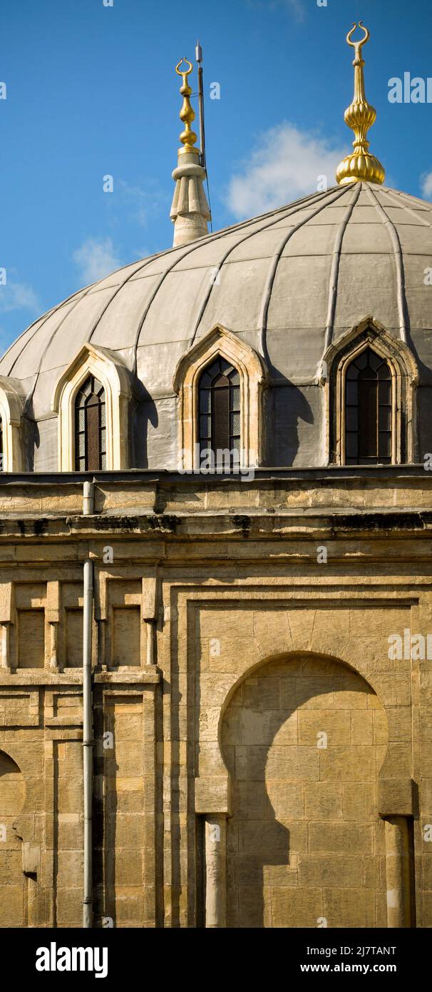 Ottoman style architecture, mosques and minarets details, Istanbul ...