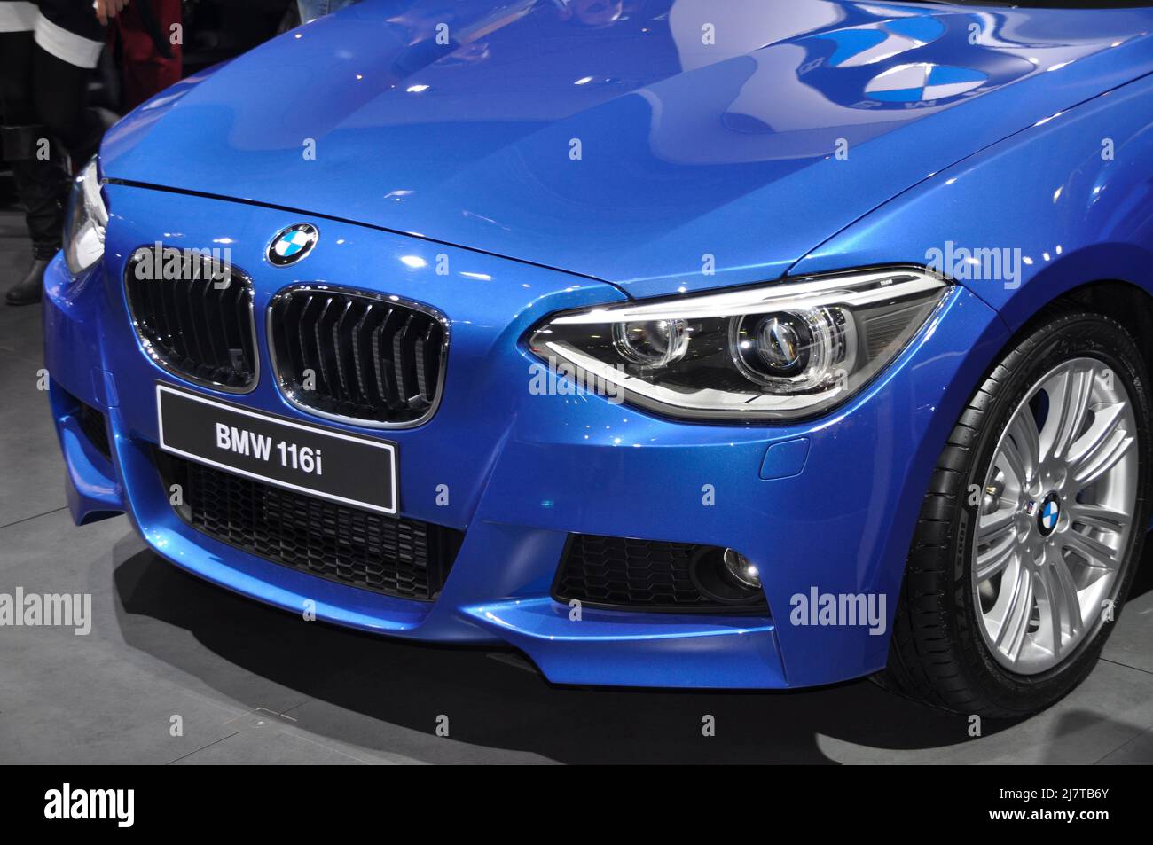Silver bmw 116i hi-res stock photography and images - Alamy