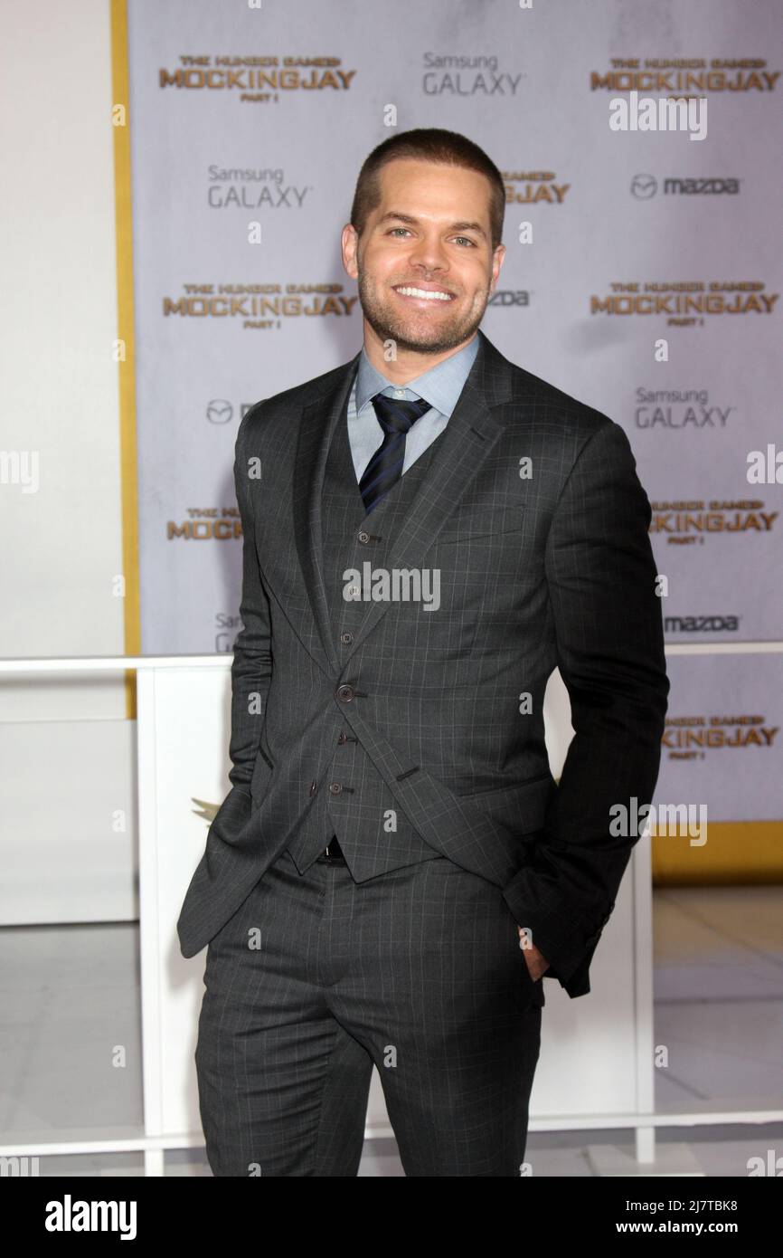 m LOS ANGELES - NOV 17: Wes Chatham at the The Hunger Games: Mockingjay ...