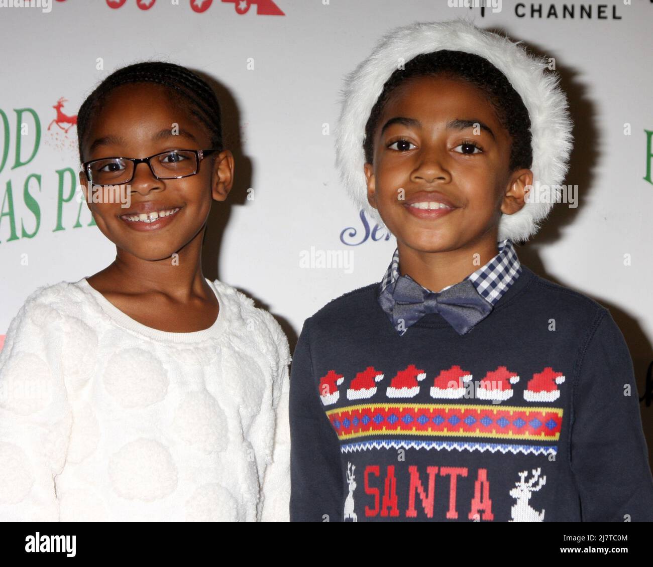 LOS ANGELES - NOV 30: Marsai Martin, Miles Brown at the 2014 Hollywood ...