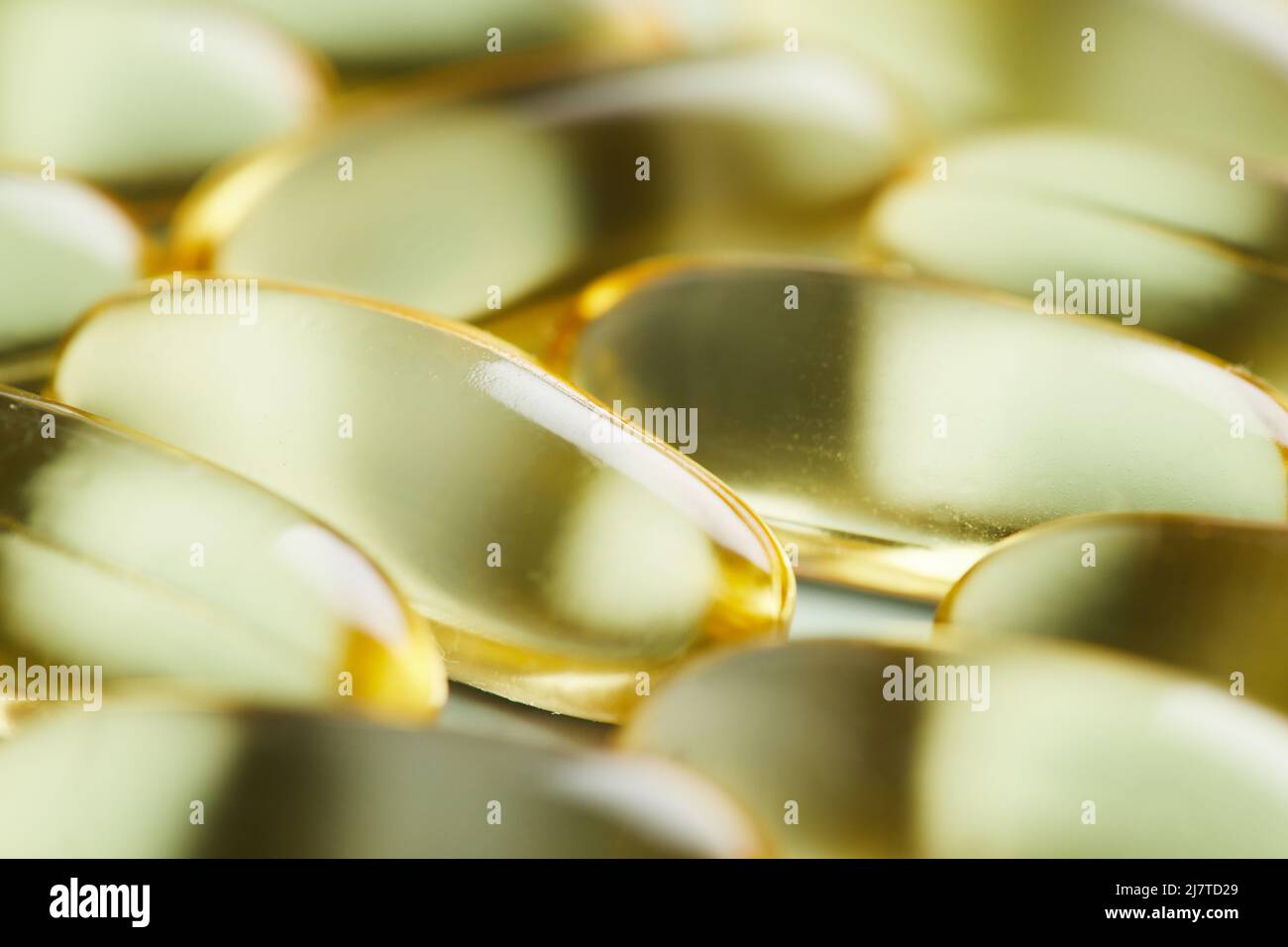 Capsules of omega-3 fatty acids. The concept of medicine and a healthy ...