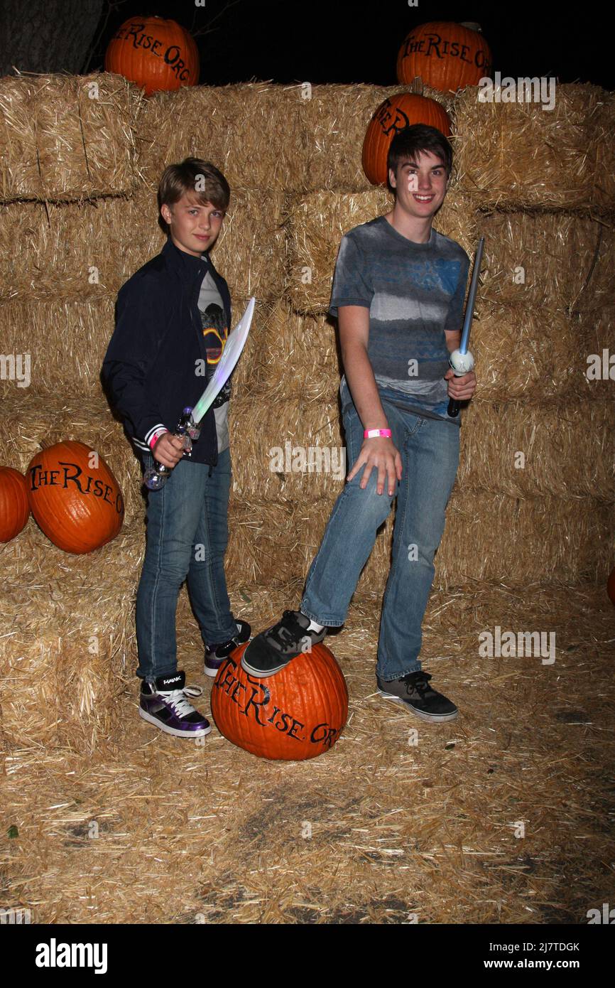 LOS ANGELES - OCT 4: Jacob Hopkins, Gerald Hopkins at the RISE of the ...