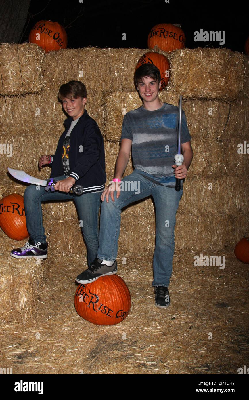 LOS ANGELES - OCT 4: Jacob Hopkins, Gerald Hopkins at the RISE of the ...