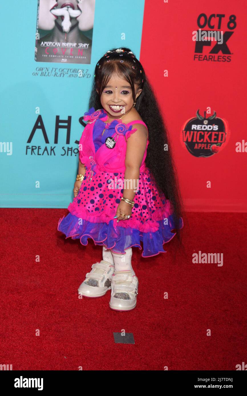 Los Angeles Oct 5 Jyoti Amge At The American Horror Story Freak Show Premiere Event At Tcl