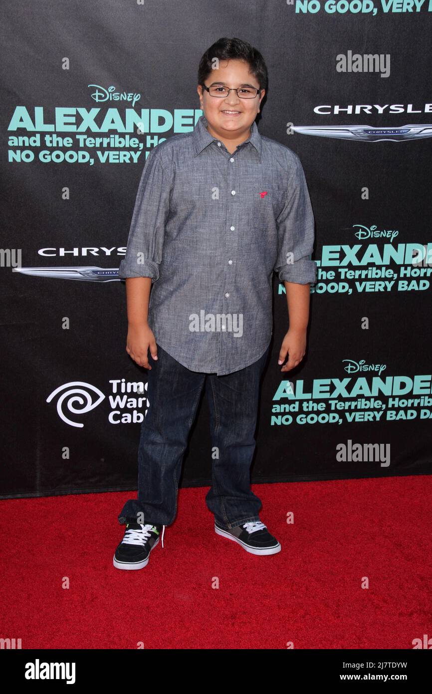 LOS ANGELES - OCT 6: Jacob Guenther at the "Alexander And The Terrible ...